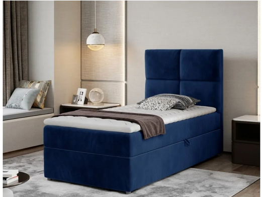 Čalouněné postele kontinentální Box Spring | Palubky-nabytek.cz